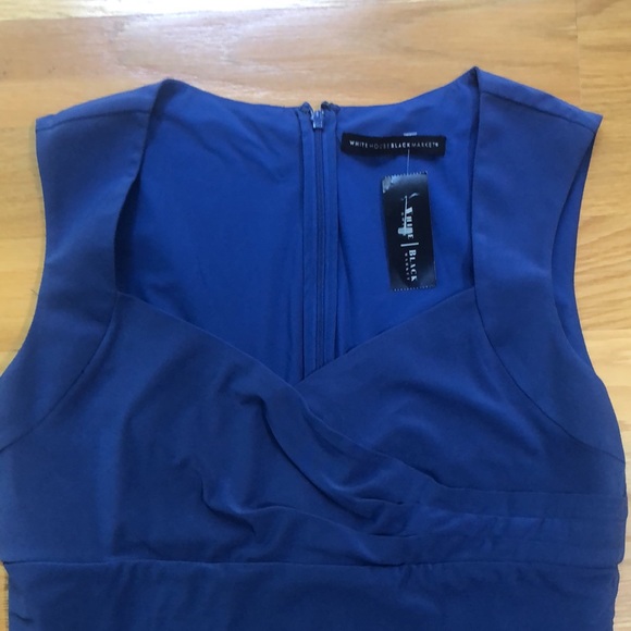 White House Black Market | Dresses | Whbm Size 6 Blue Dress | Poshmark